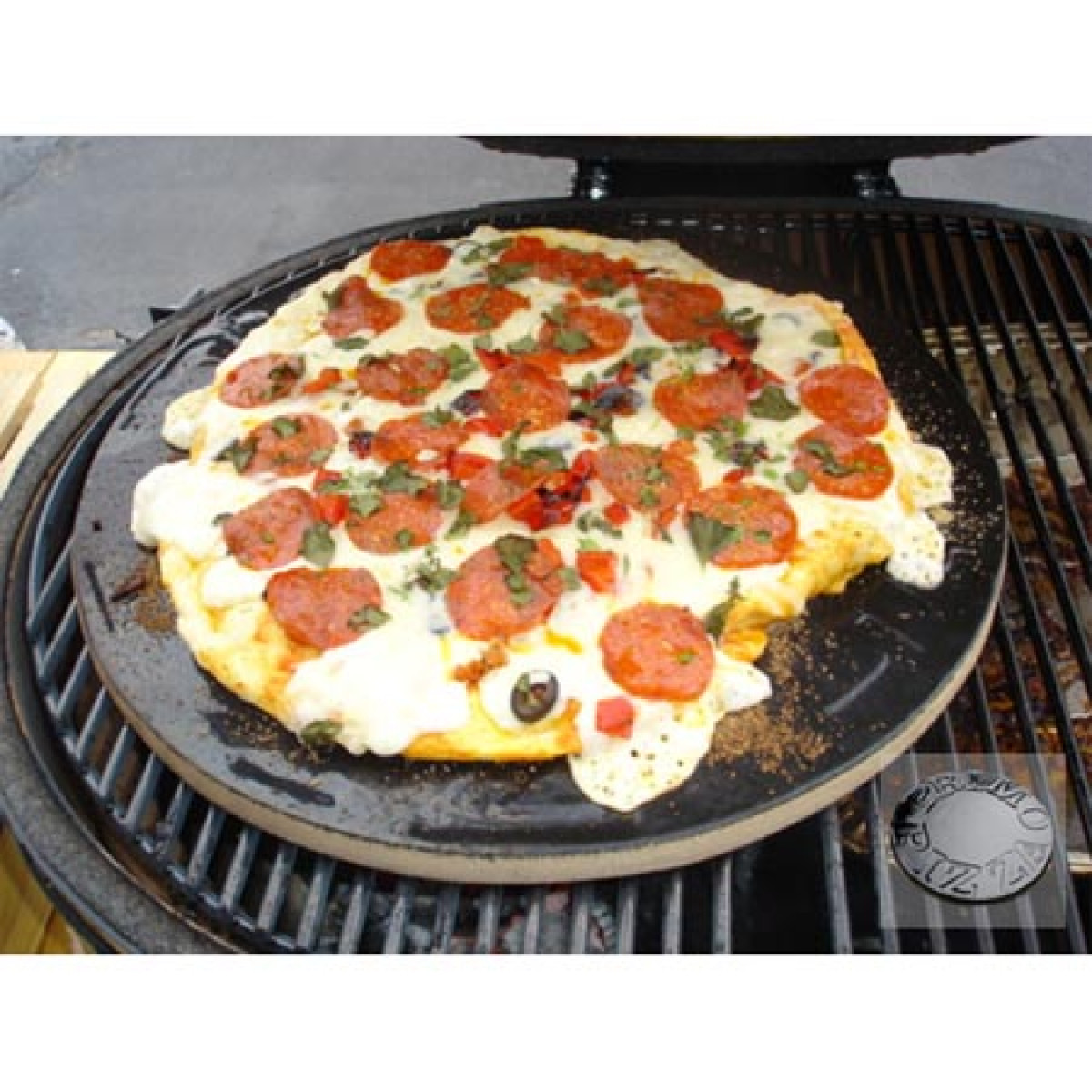 Primo 350 13" Natural Finished Ceramic Baking Stone for XL400, LG300 ...
