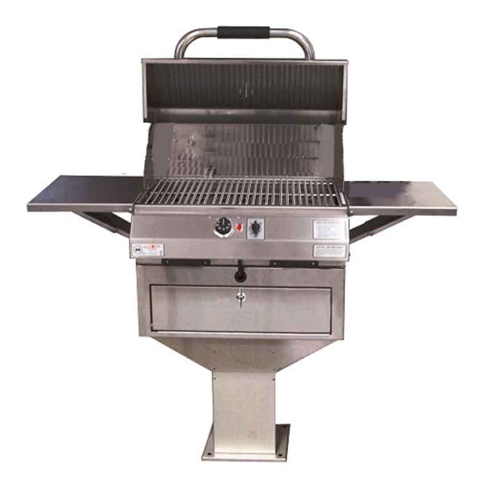 Electri Chef 4400 Series 24in. Pedestal Base Barbecue Grill iBuyBarbecues